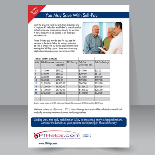 Pocket Brochures For Physical Therapists - Printing & Design